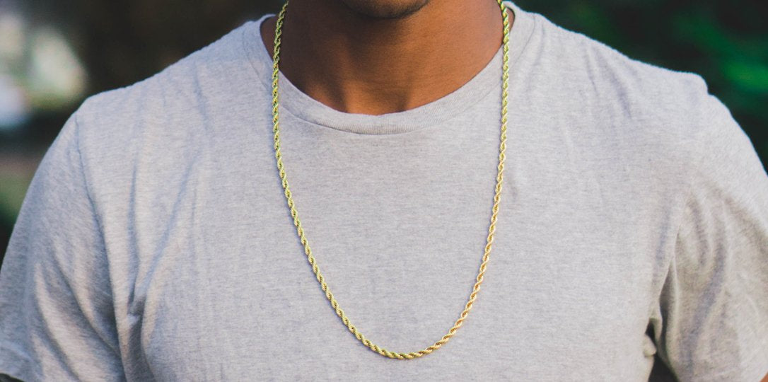 Men's Gold Scroll Chains – Gold Palace
