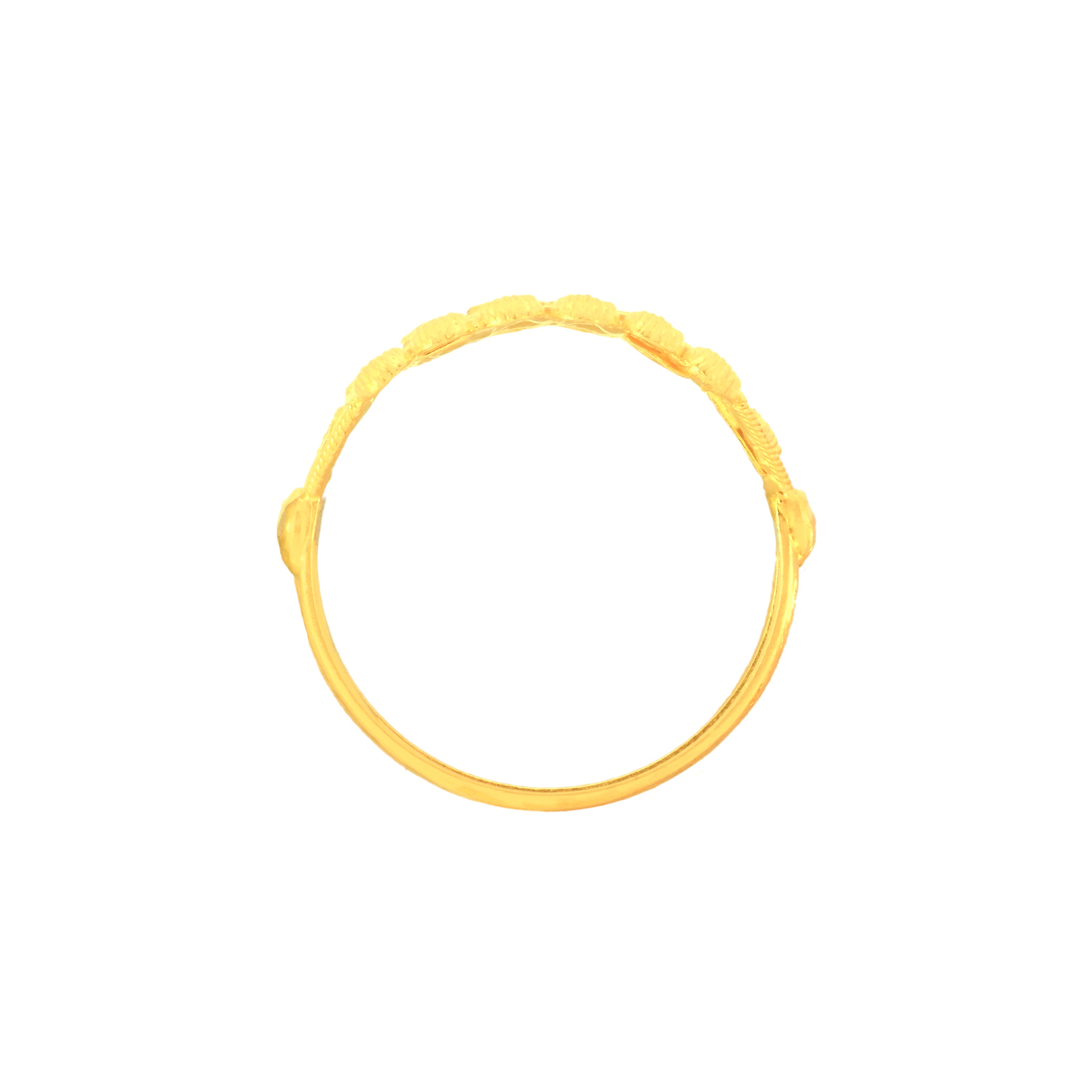 22k Yellow Gold Fancy Ring in size 6.5 and total gold weight of 2.03g ...